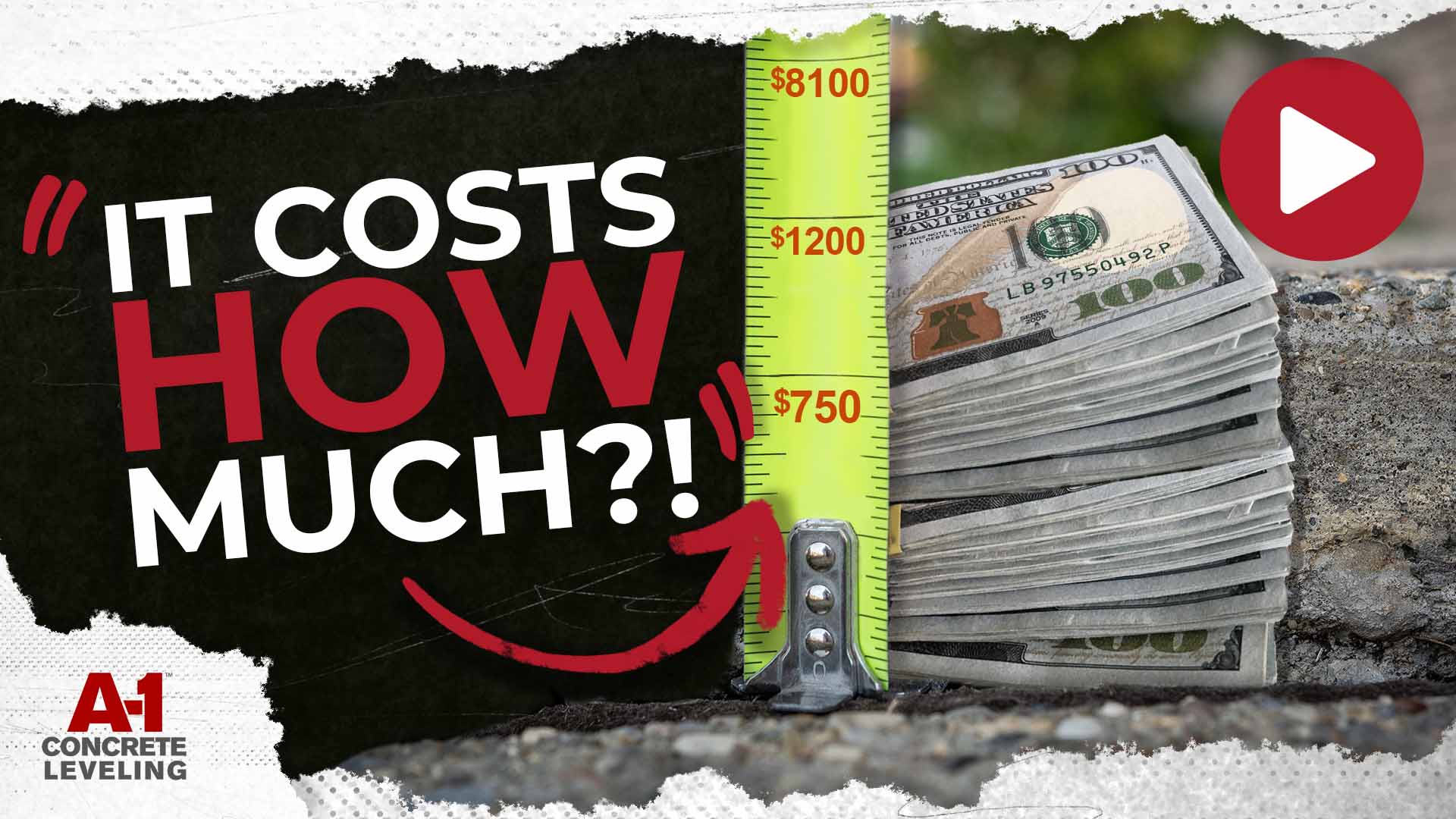 Concrete Repair Pricing | A-1 Concrete Leveling