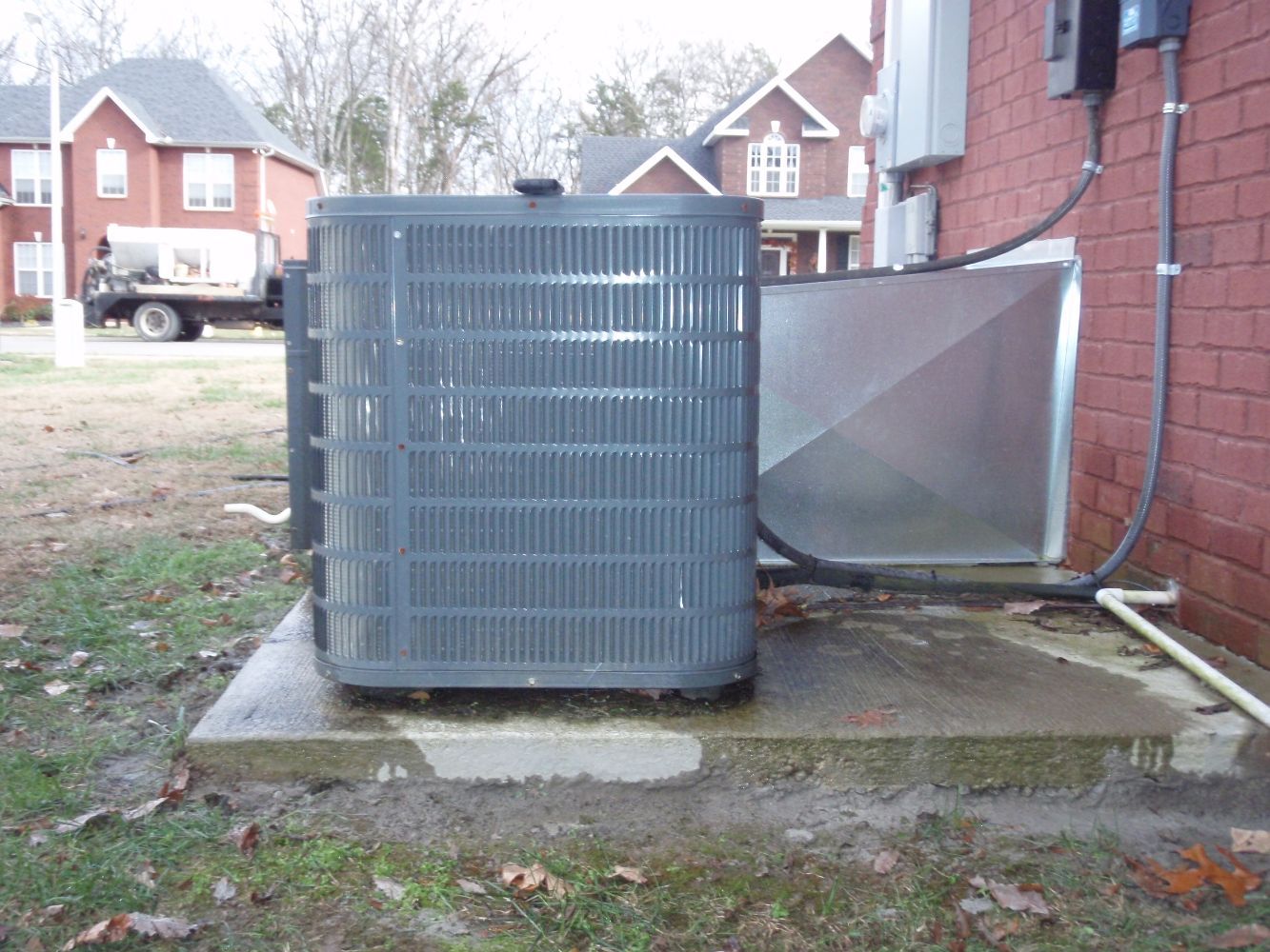 Sinking Air Conditioner Pad? Here’s How to Fix It :: A-1 Concrete ...